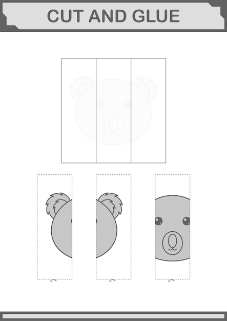 Charming Koala Cut-and-Glue Craft Activity | Jiffy Designs
