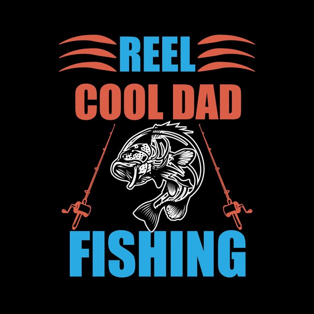 Vibrant Fishing Logo with Cool Dad Catchphrase and Leaping Fish | Jiffy ...