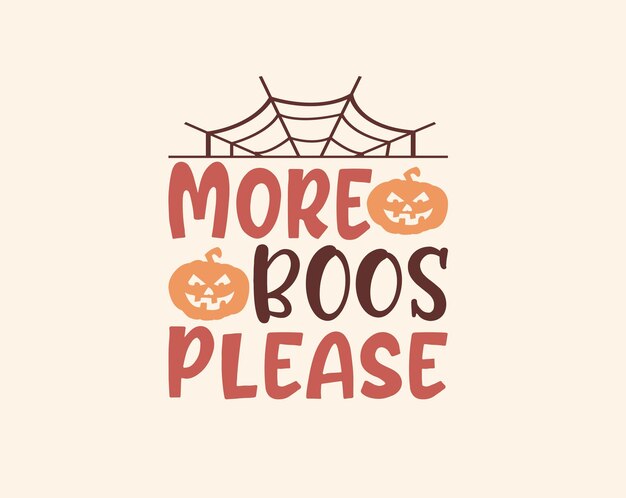 Spooky Halloween Pumpkins and Cobweb Lettering Design | Jiffy Designs