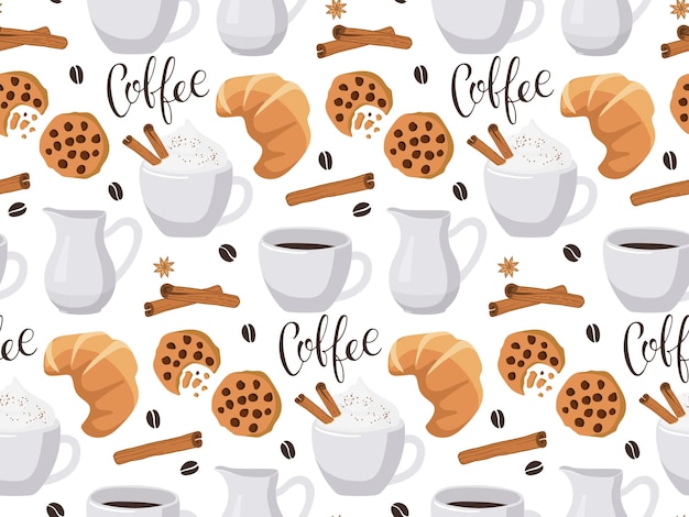 Delightful Coffee Break: Pastries, Cups, and Beans | Jiffy Designs