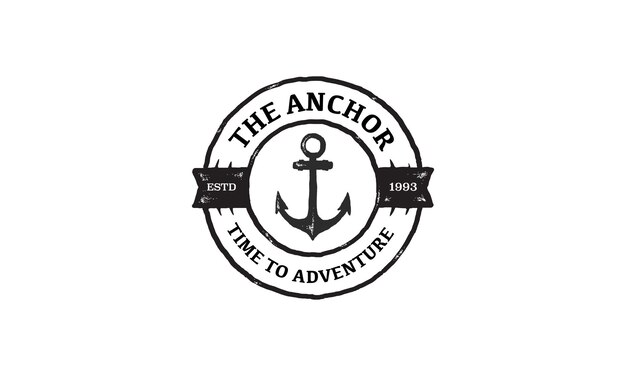 Iconic Anchor Logo Symbolizing Adventure and Exploration | Jiffy Designs