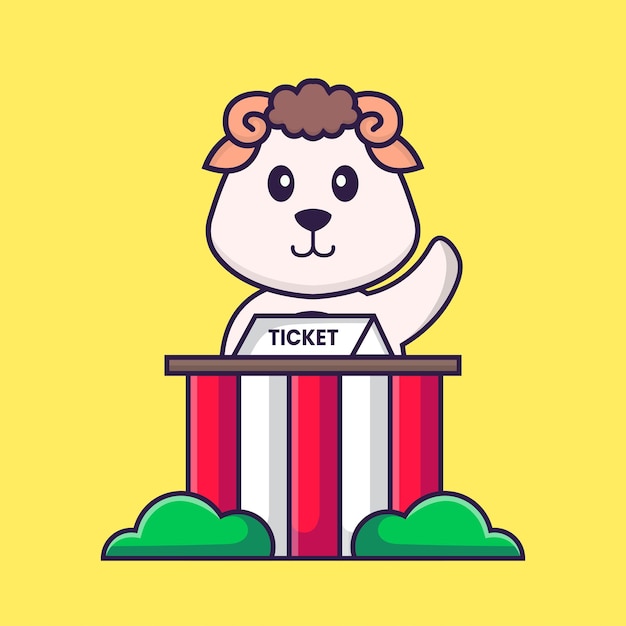 Adorable Sheep Ticket Booth Welcomes Visitors | Jiffy Designs