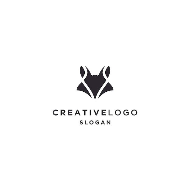 Minimalist Fox Head Icon with Sleek Geometric Design | Jiffy Designs