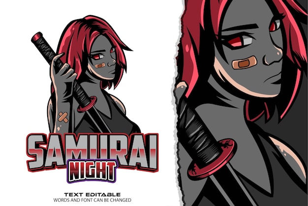 Fierce and Formidable: Samurai Night Warrior Artwork | Jiffy Designs