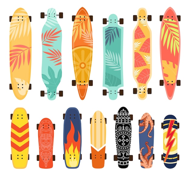 Vibrant Collection of Eclectic Longboard Designs | Jiffy Designs