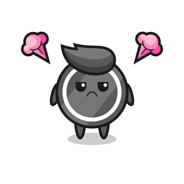 Adorable Puck Character with Sad Expression | Jiffy Designs