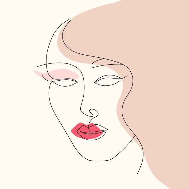 Elegant Minimalist Portrait with Subtle Facial Features | Jiffy Designs