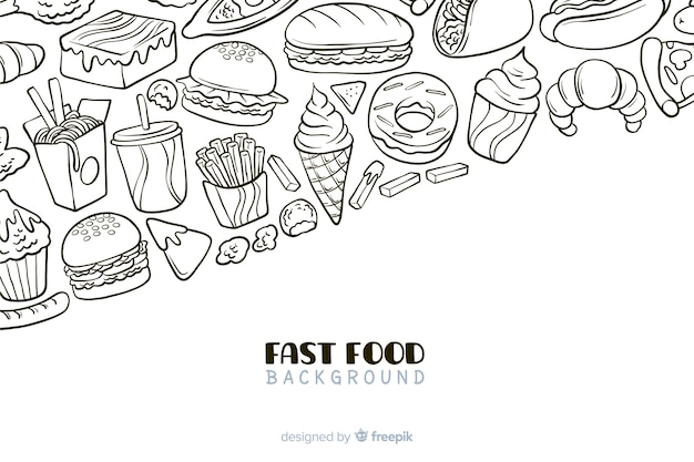 Delectable Doodles: A Feast of Fast Food Favorites | Jiffy Designs
