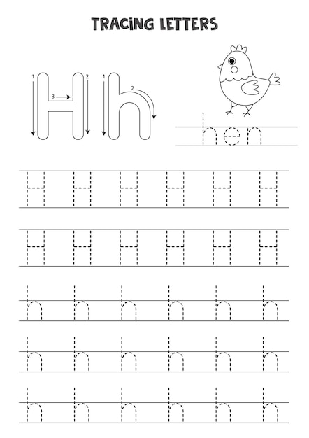 Tracing Letters: Learning the Alphabet with a Cute Chick | Jiffy Designs