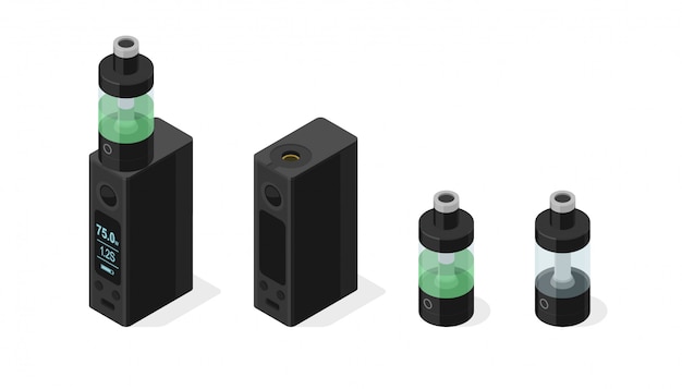 Sleek and Compact Vaping Devices with Vibrant Accents | Jiffy Designs
