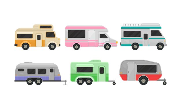 Vibrant Collection of Colorful Campers and Trailers | Jiffy Designs