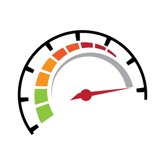 Vibrant Speedometer Gauge with Multicolor Indicators | Jiffy Designs