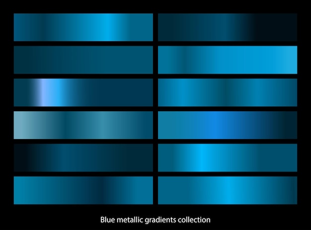 Striking Metallic Blue Gradient Panels with Sleek Design | Jiffy Designs