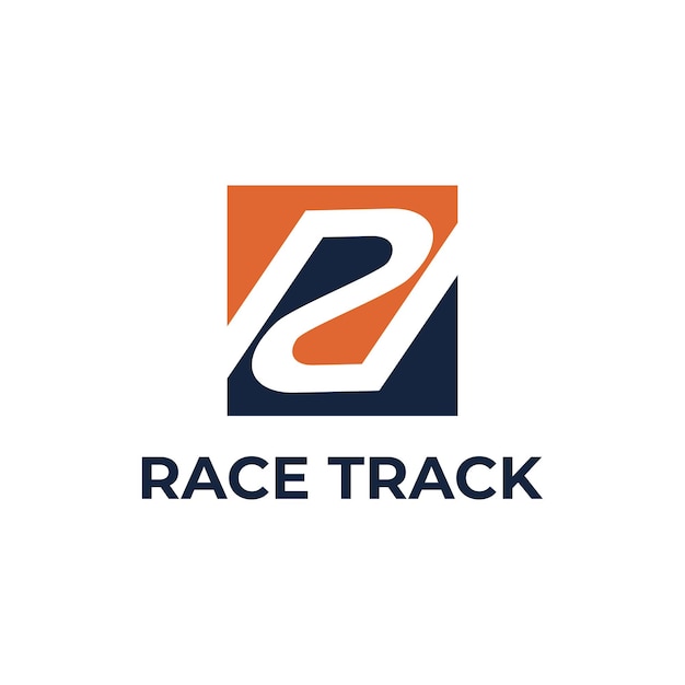 Dynamic Race Track Logo with Bold Geometric Shapes | Jiffy Designs