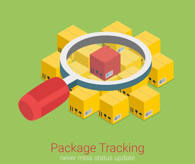 Magnifying Glass Highlighting a Unique Package in a Group | Jiffy Designs