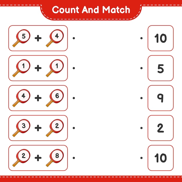 Engaging Math Puzzle: Count and Match the Sums | Jiffy Designs