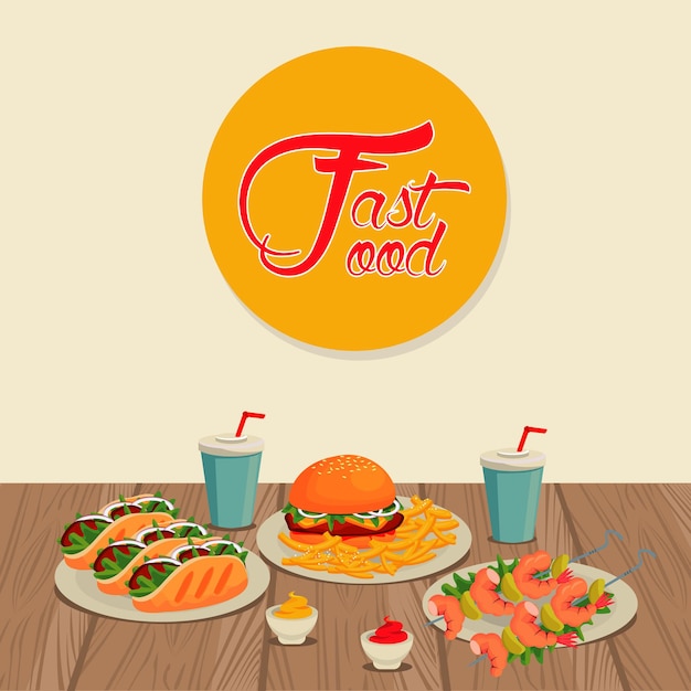 Delectable Fast Food Feast: Burgers, Fries, and More | Jiffy Designs