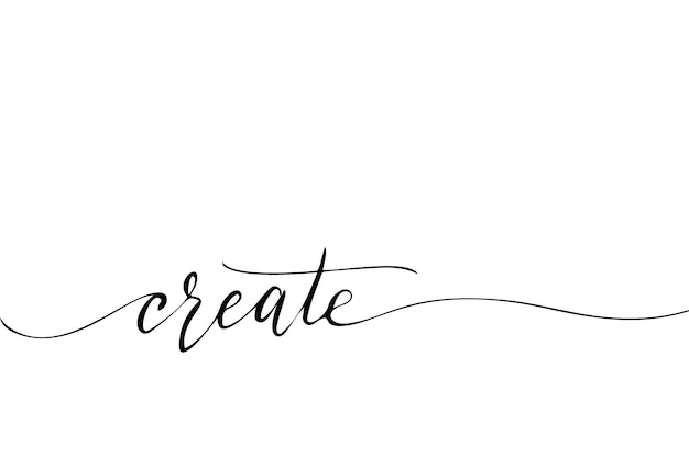 Elegant Calligraphic Lettering Artwork with Flowing Cursive Script ...