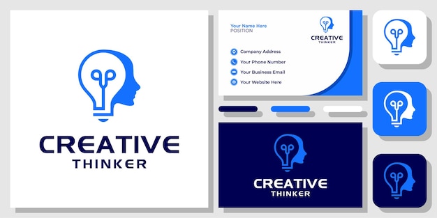 Innovative Minds: A Creative Thinker's Branding Concept | Jiffy Designs