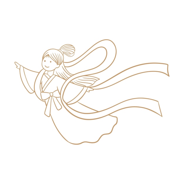 Graceful Fairy Floating on Ethereal Ribbons | Jiffy Designs