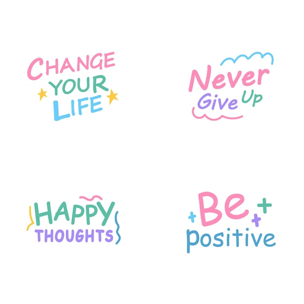 Vibrant Motivational Quotes in Pastel Colors and Playful Script | Jiffy ...