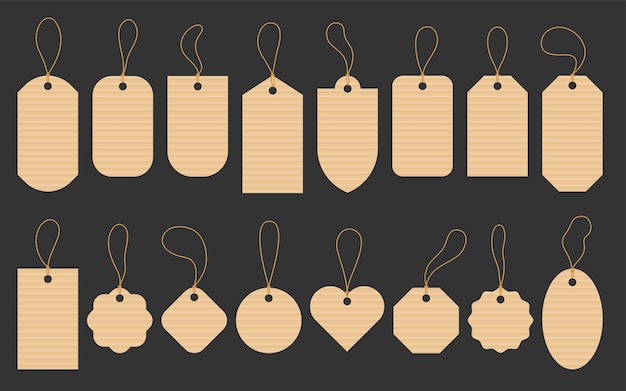 Vintage Kraft Paper Tags with Elegant String Accents | Jiffy Designs
