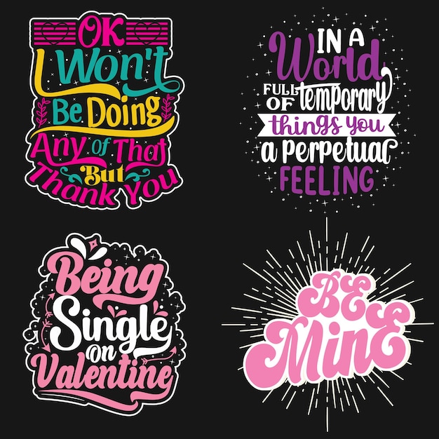 Vibrant Typographic Expressions of Love and Emotion | Jiffy Designs