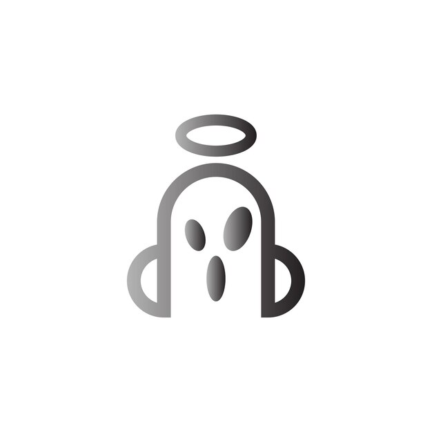 Whimsical Ghost Icon: A Minimalist Mascot for Spooky Designs | Jiffy ...
