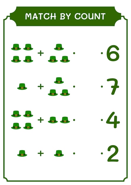 Counting Lucky Leprechaun Hats for St. Patrick's Day | Jiffy Designs