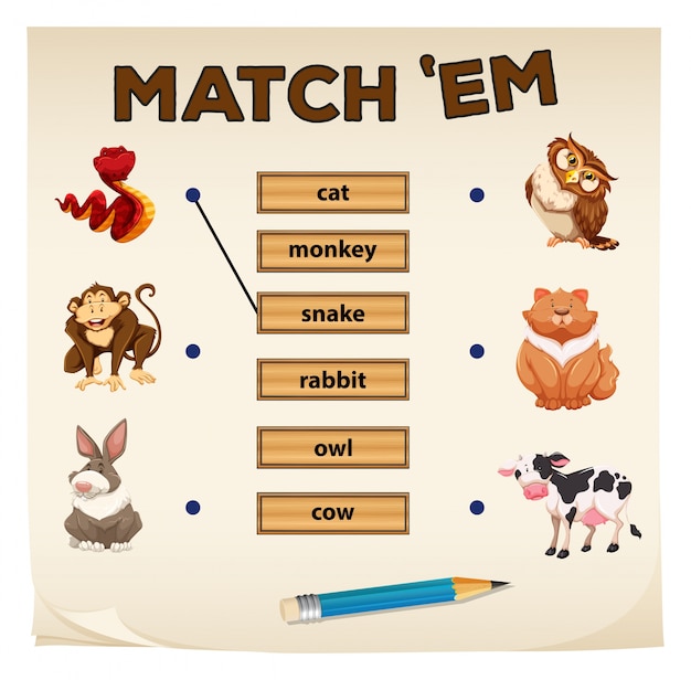 Charming Animal Match Game with Playful Illustrations | Jiffy Designs