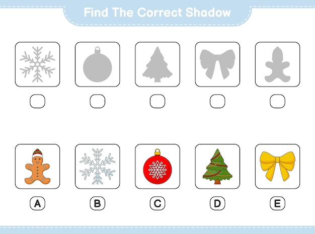 Festive Holiday Shapes and Symbols Matching Game | Jiffy Designs