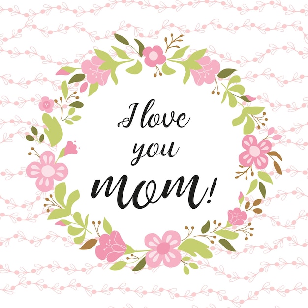 Vibrant Floral Wreath Celebrating Beloved Mom | Jiffy Designs