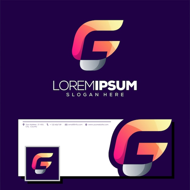 Vibrant and Dynamic G-Shaped Logo with Gradient Design | Jiffy Designs