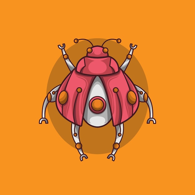 Vibrant Robotic Ladybug: A Whimsical Technological Delight | Jiffy Designs
