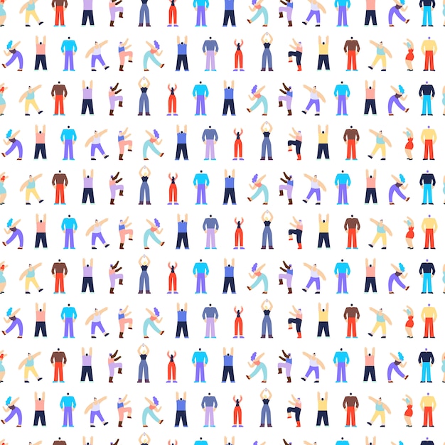 Vibrant Collection of Diverse Illustrated Character Figures | Jiffy Designs