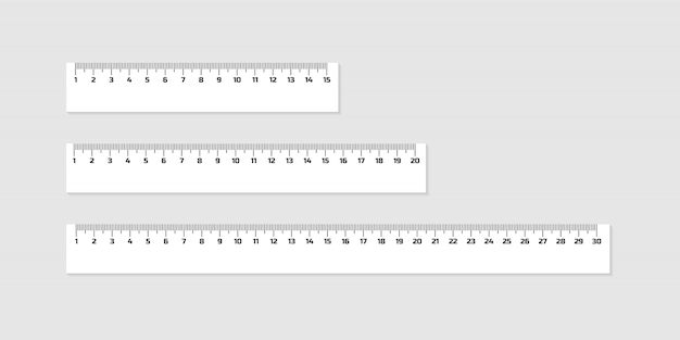 Minimalist Ruler Markings with Precise Measurement Scales | Jiffy Designs