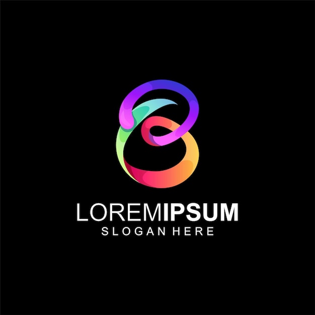 Vibrant Interlocking Rings Logo with Striking Color Palette | Jiffy Designs