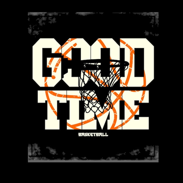 Vibrant Basketball Hoop and Graffiti-Inspired Typography | Jiffy Designs