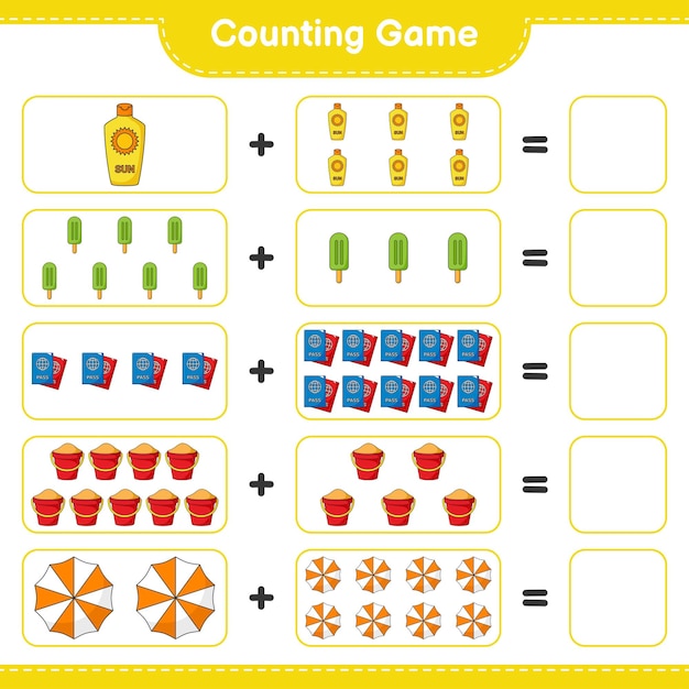 Counting Objects and Solving Arithmetic Puzzles | Jiffy Designs