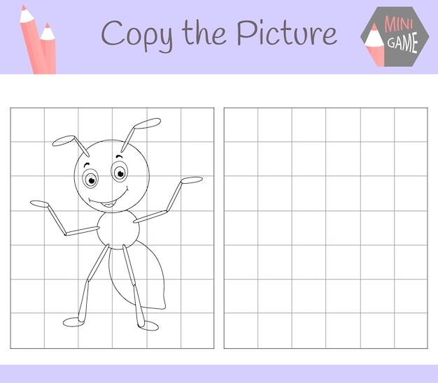 Friendly Ant Illustration for Versatile Design Applications | Jiffy Designs