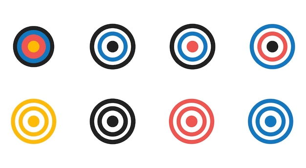 Vibrant Archery Target Bullseye Collection | Jiffy Designs