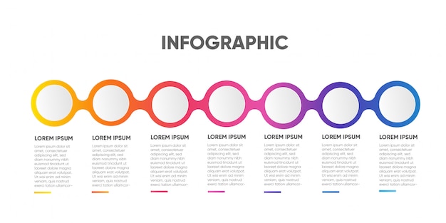 Vibrant Circular Infographic with Descriptive Text Blocks | Jiffy Designs