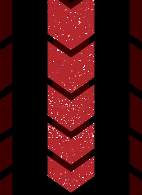 Dazzling Red Chevron Pattern with Sparkling Accents | Jiffy Designs