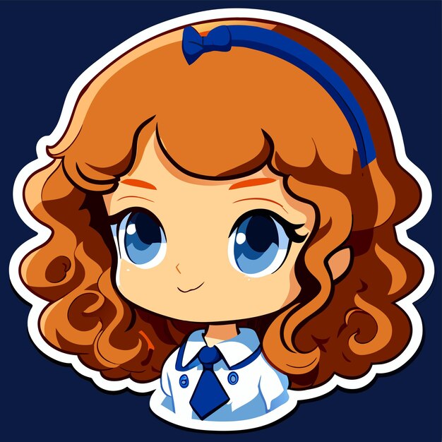 Charming Anime-Inspired Schoolgirl Portrait | Jiffy Designs