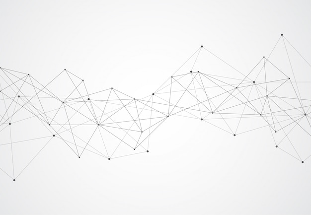 Interconnected Geometric Shapes in Minimalist Monochrome Design | Jiffy ...