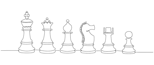 Elegant Chess Pieces Forming a Striking Formation | Jiffy Designs