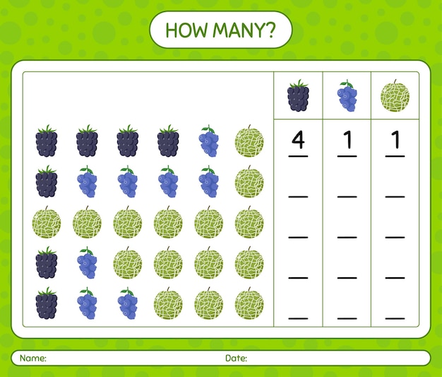 Counting Clusters of Grapes and Artichokes | Jiffy Designs