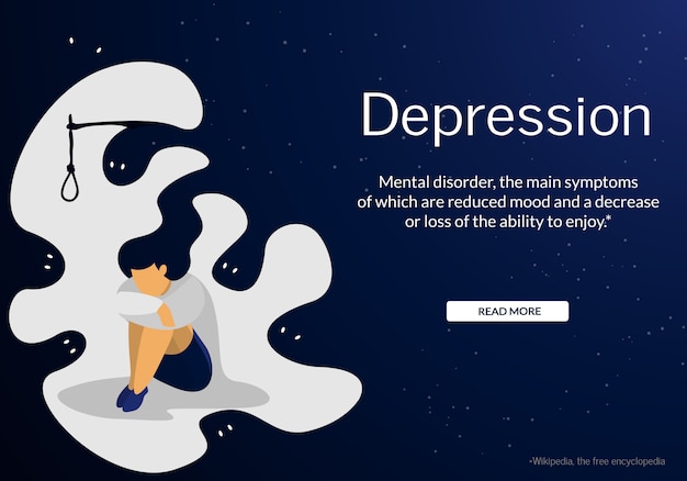 Silhouetted Figure Grappling with Shadowy Clouds of Depression | Jiffy ...