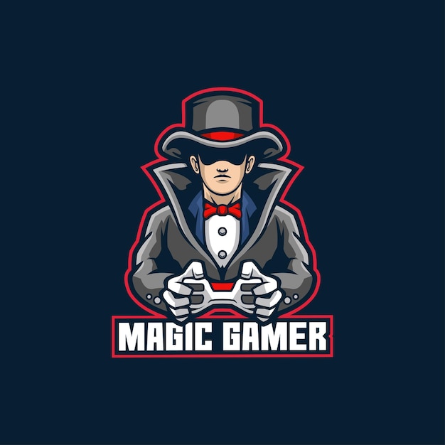 Captivating Gamer Emblem with Mysterious Magician Persona | Jiffy Designs