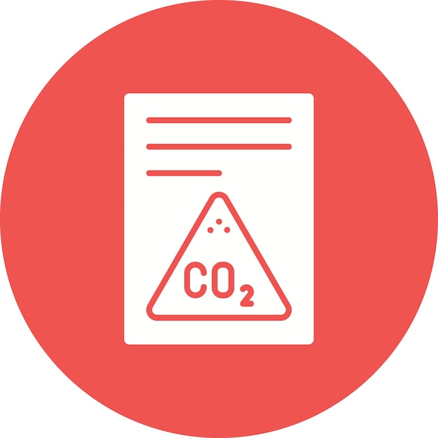 Striking CO2 Warning Sign on Red Background | Jiffy Designs